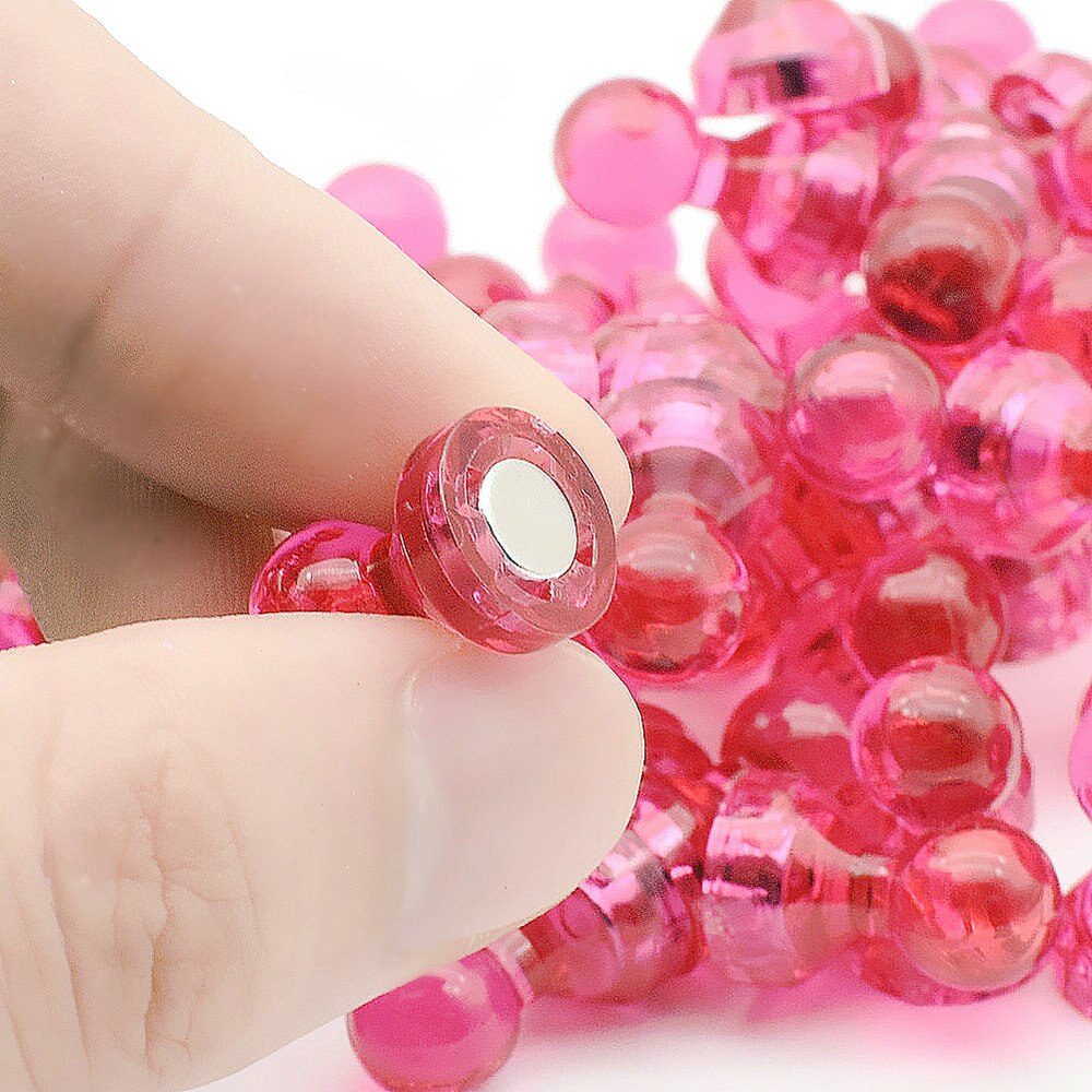 Transparent Drawing Pin 7 Colors Available NdFeB m... – Grandado