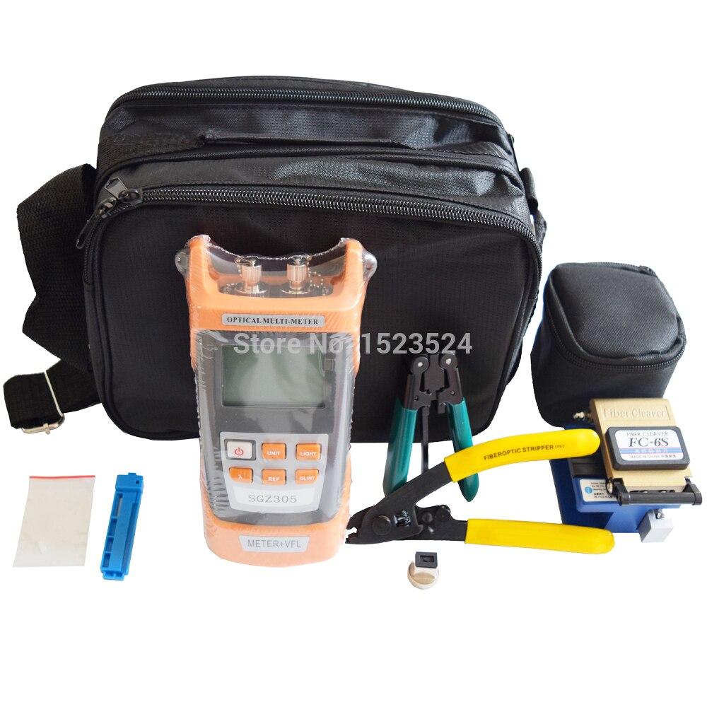 9pcs/set FTTH Fiber Optic Tool Kit with Fiber Clea... – Grandado