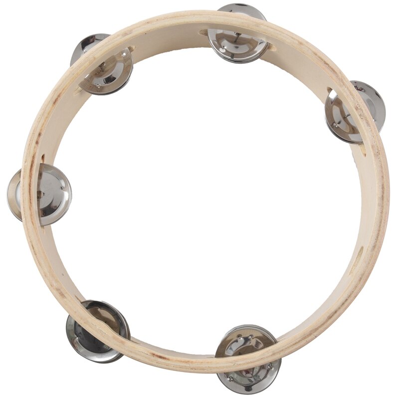 8 "Musical Tamboerijn Tamborine Drum Ronde Percuss... – Vicedeal