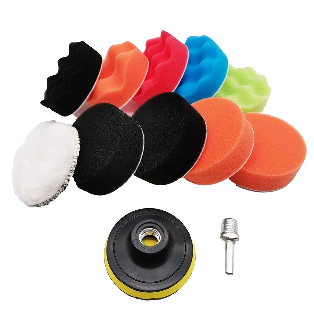 12 Stuks Auto Polish Pad Zelfklevende Polijsten Wa... – Grandado