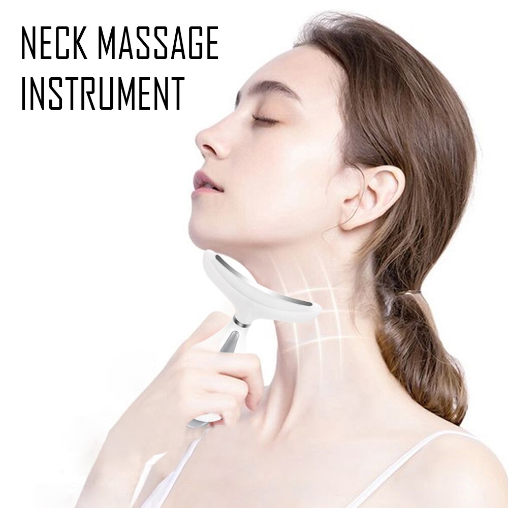 3 Colors LED Photon Therapy Neck and Face Lifting ... – Grandado