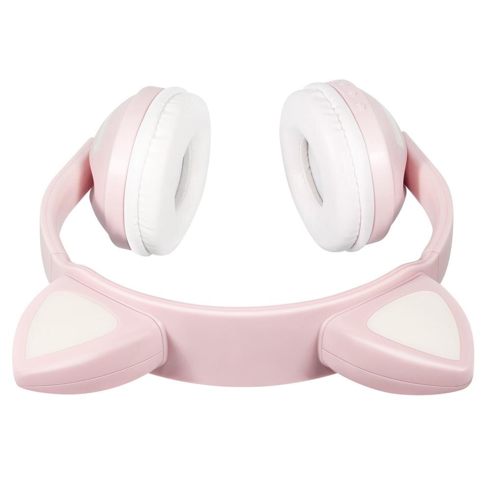Cat Ear Wireless Bluetooth Headset 5.0 Pink Cute C... – Grandado