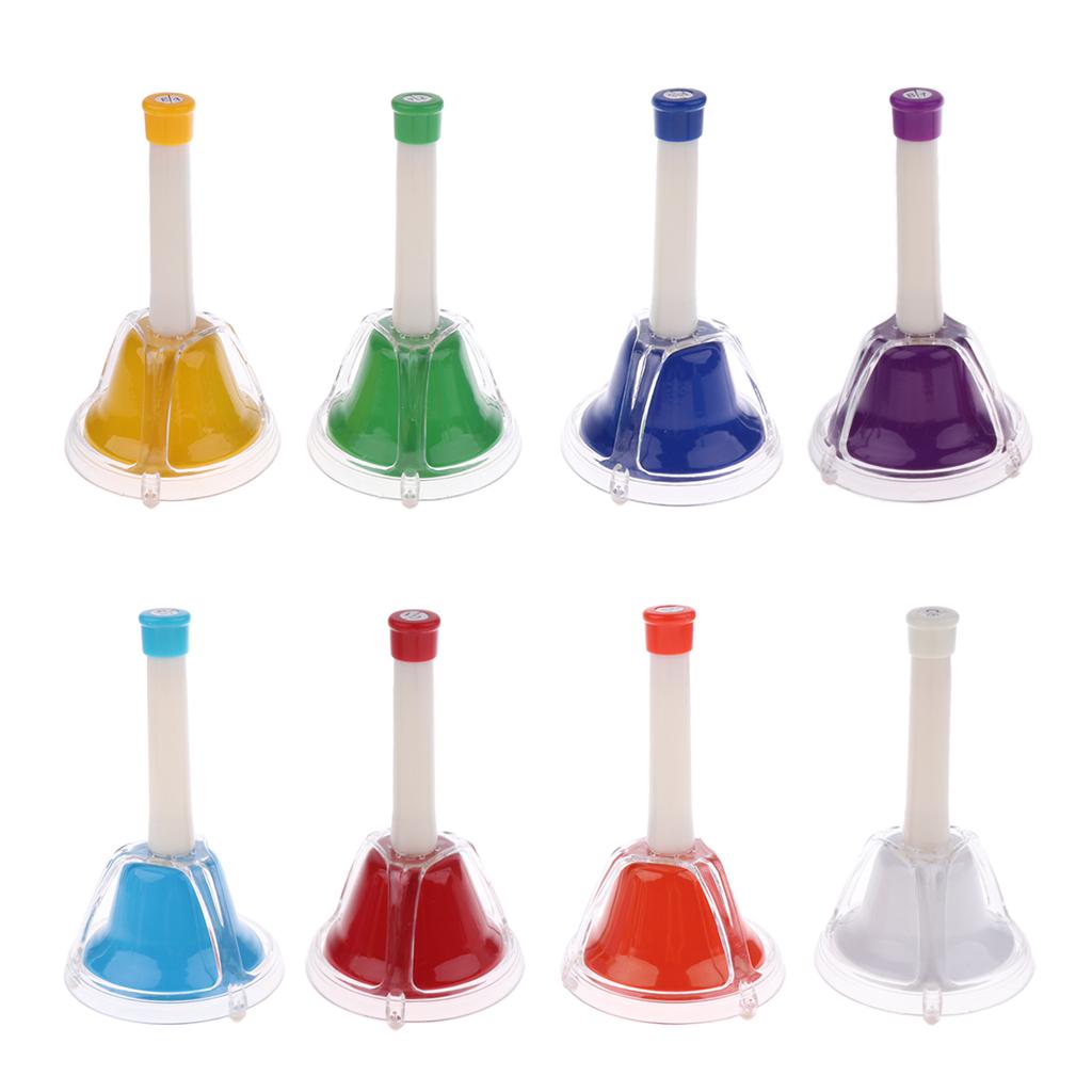 Hand Bell Set 8 Note Diatonic Metal Bells for Kids... – Grandado