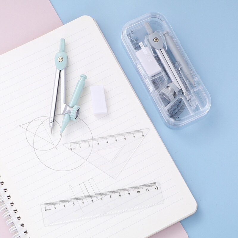 Kit de compás Pro multiusos, regla triangular, her... – Grandado