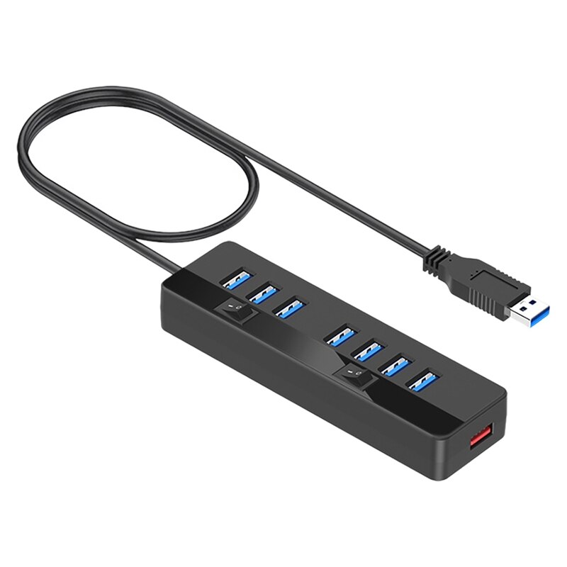 Hub USB de 5Gbps, concentrador de puertos de carga... – Grandado