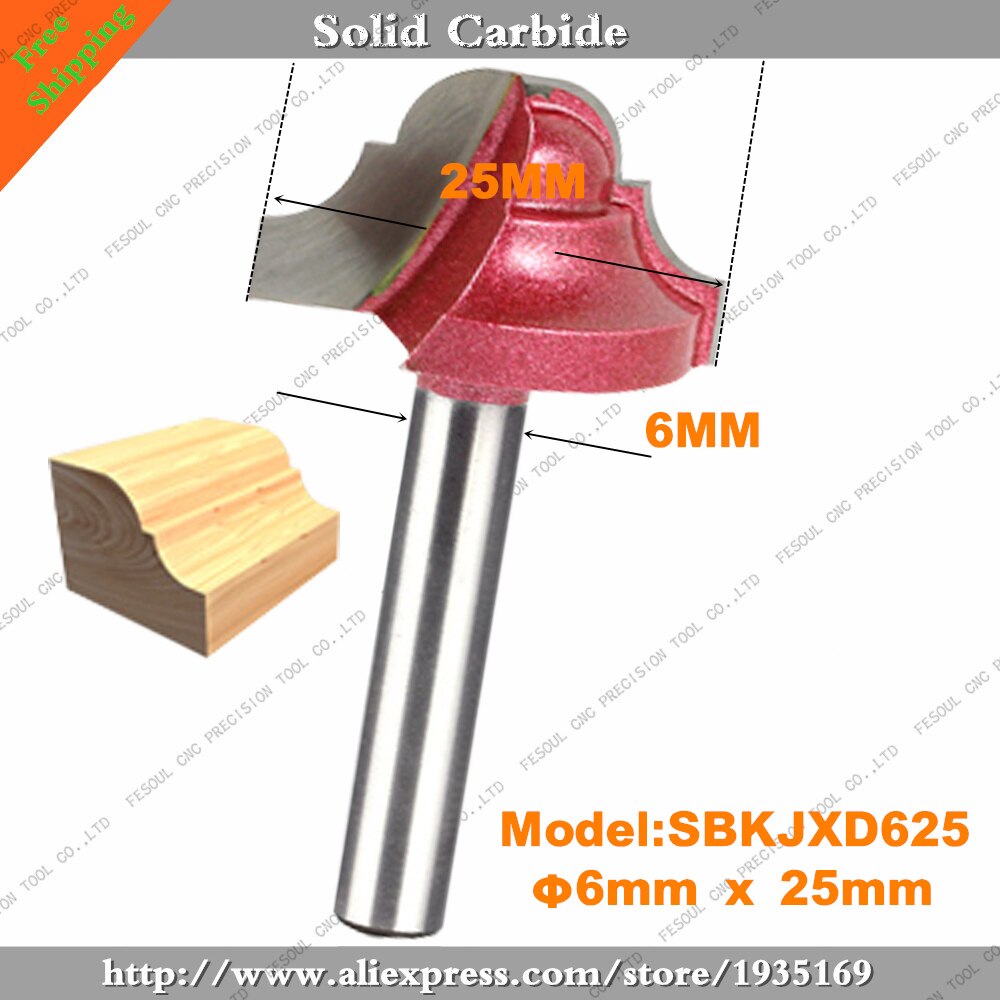6mm * 25mm, 5pcs-Free CNC Graveren 3D Houtbewerkin... – Grandado