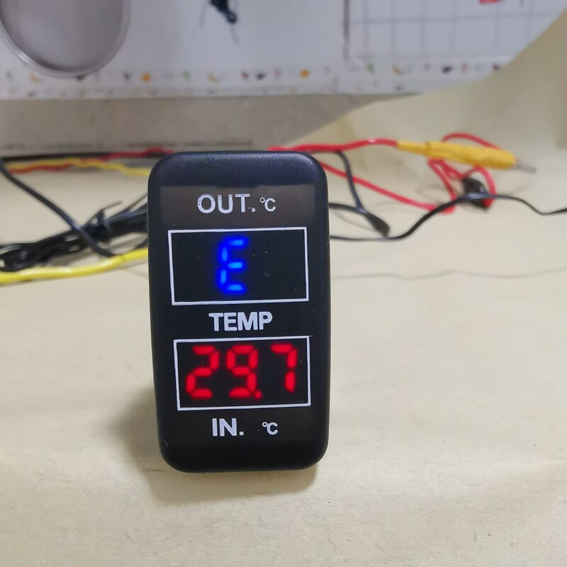 Car Interior and Exterior Temperature Display Dual... – Vicedeal