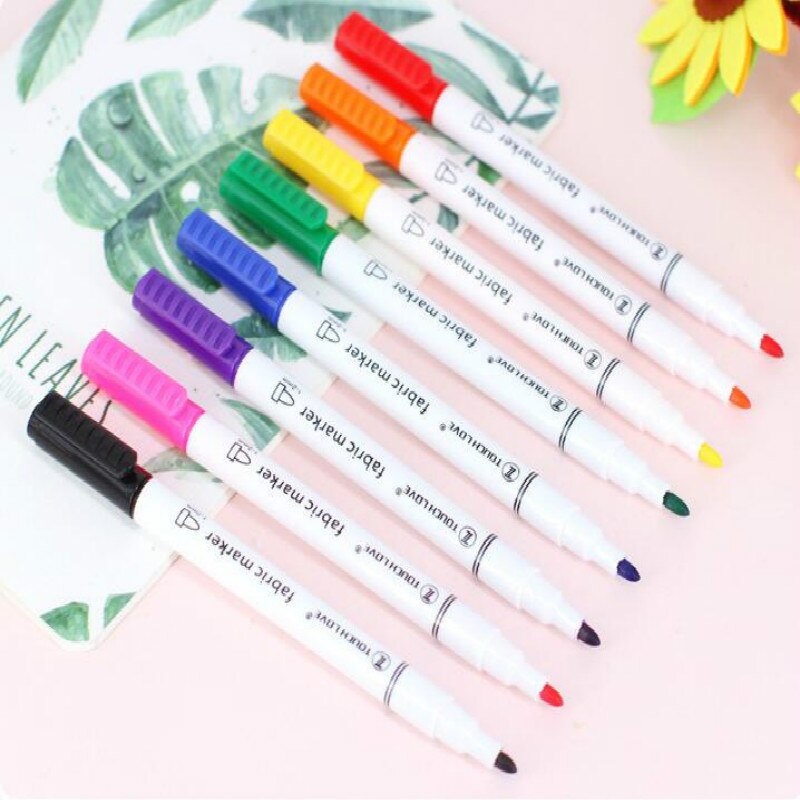 8pcs/Set Clothes Textile Marker Fabric Paint Pen D... – Vicedeal