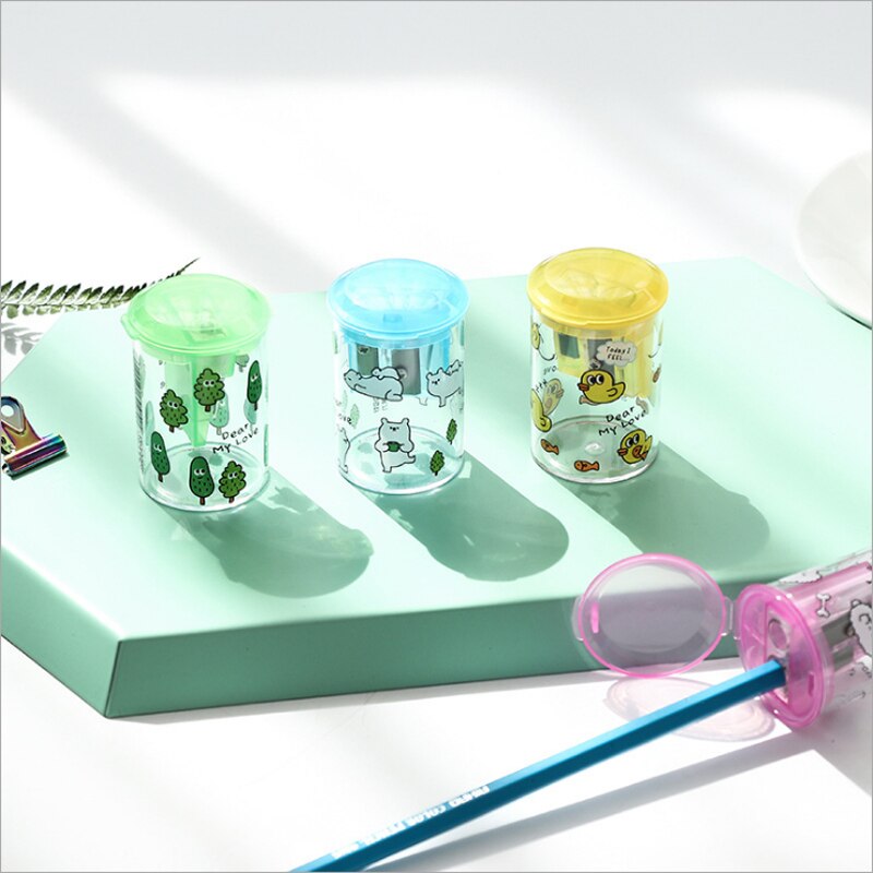 Multicolor barrel child plastic student pencil sha... – Grandado