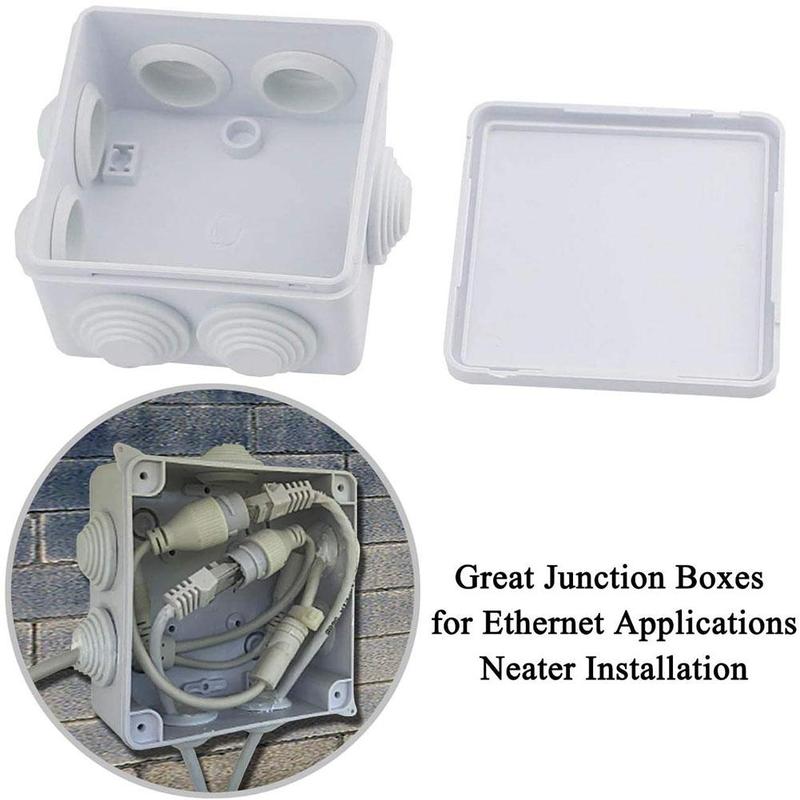Two-in-three-out junction box ABS waterproof junct... – Vicedeal