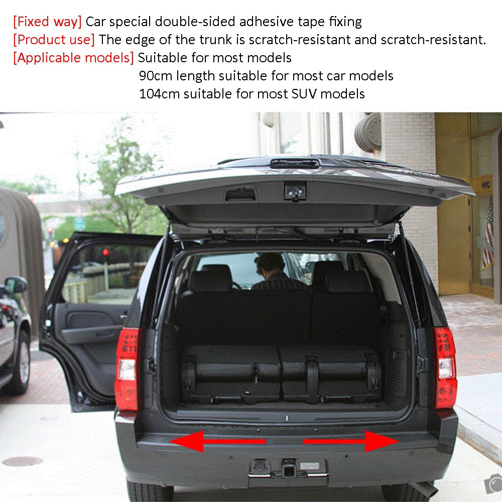 Car Trunk Rubber Cover Trunk Rear Bumper Guard Ant... – Grandado