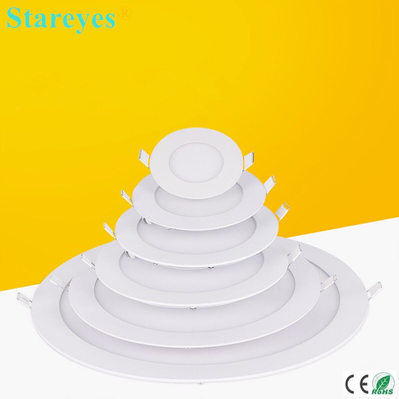 1 Piece Round LED panel light 3W 4W 6W 9W 12W 15W ... – Grandado