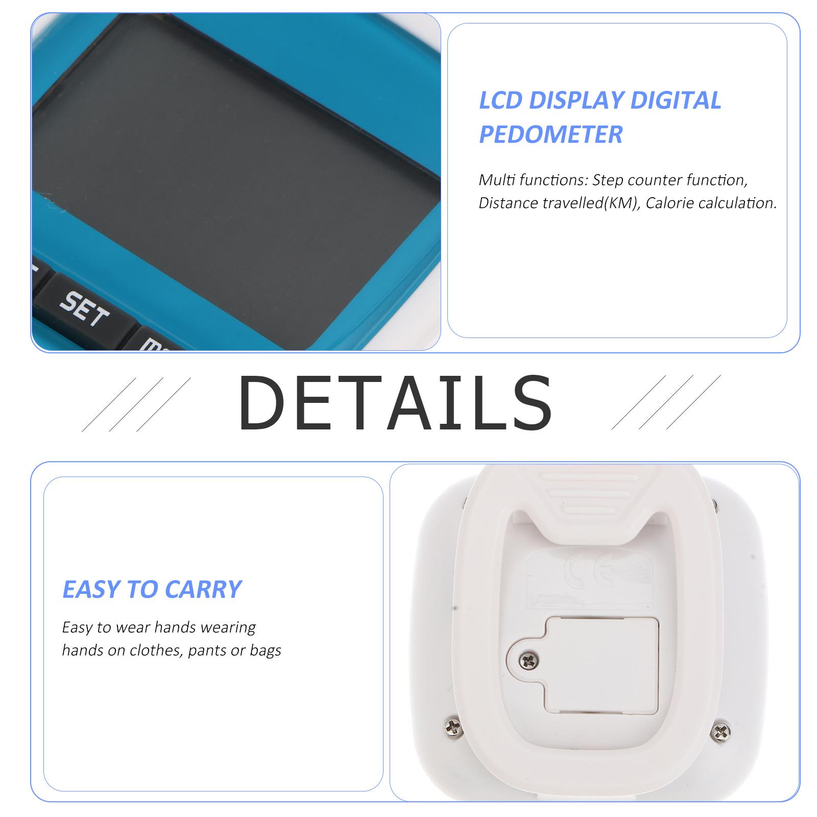 Digital pedometer Digital step counter Step calori... – Grandado