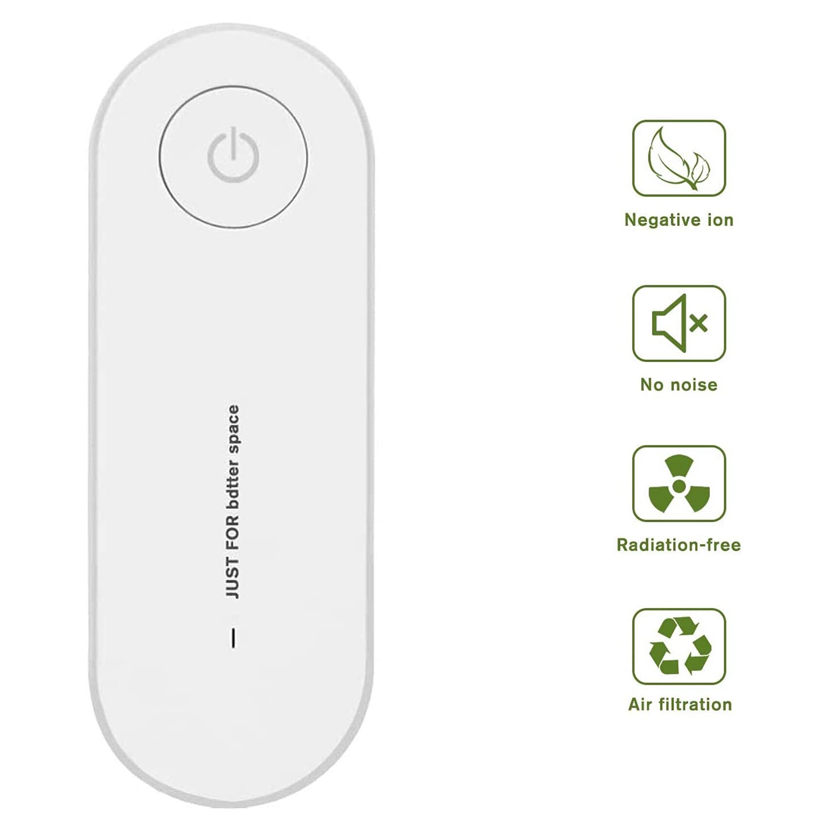 Negative Ion Air Purifier Plug-in ,Mini Portable N... – Grandado