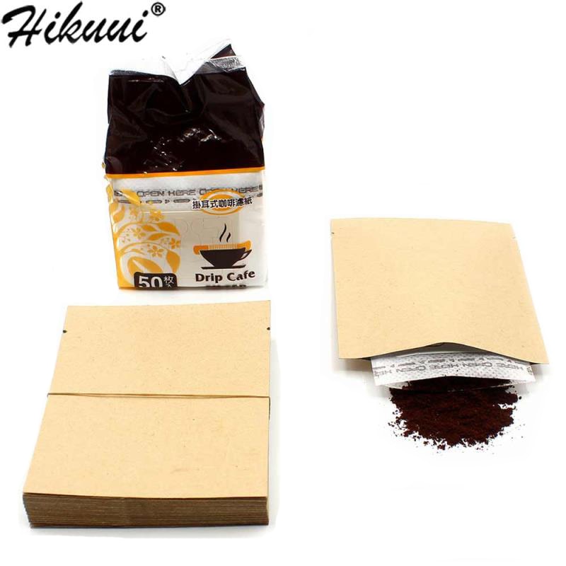 50pc Drip Coffee Filter Bag and Kraft Bag Moisture... – Vicedeal