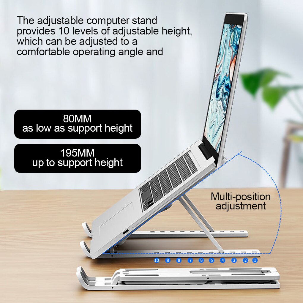 Laptop Stand 25kg Cooling Foldable Notebook Bracke... – Grandado