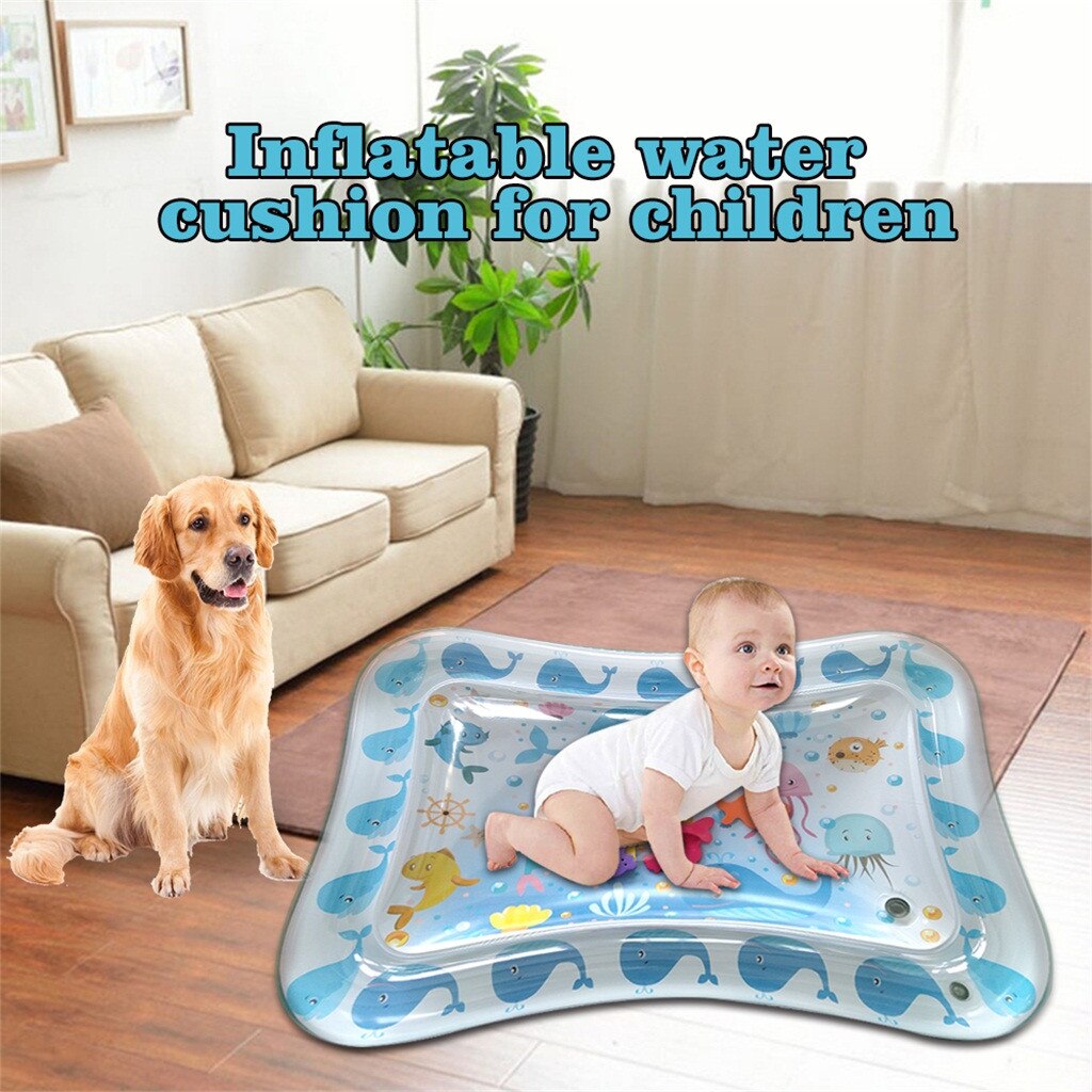 Inflatable Baby Water Mat Fun Activity Play Center... – Grandado