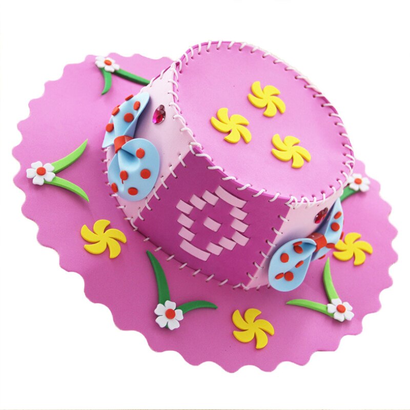 EVA Foam Paper Weaving Hat Flowers Stars Patterns ... – Vicedeal