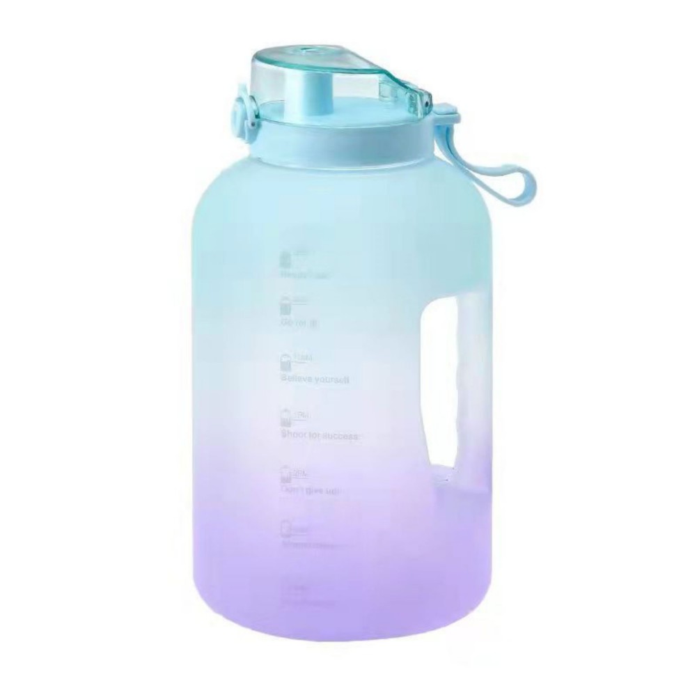 Half Gallon Water Fles Met Stro Sport Fles Grote C... – Vicedeal