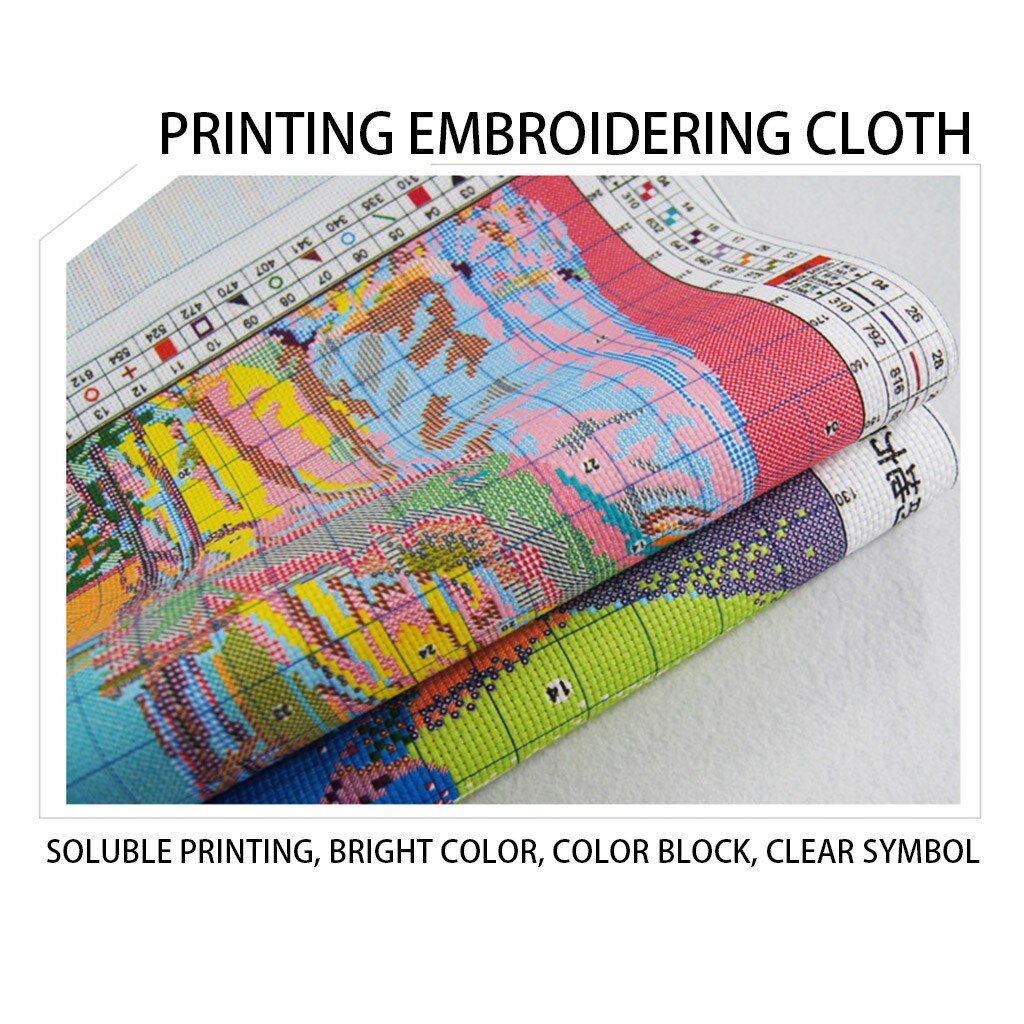 Cross Stitch Kits Stamped Seven Color Animal Easy ... – Grandado