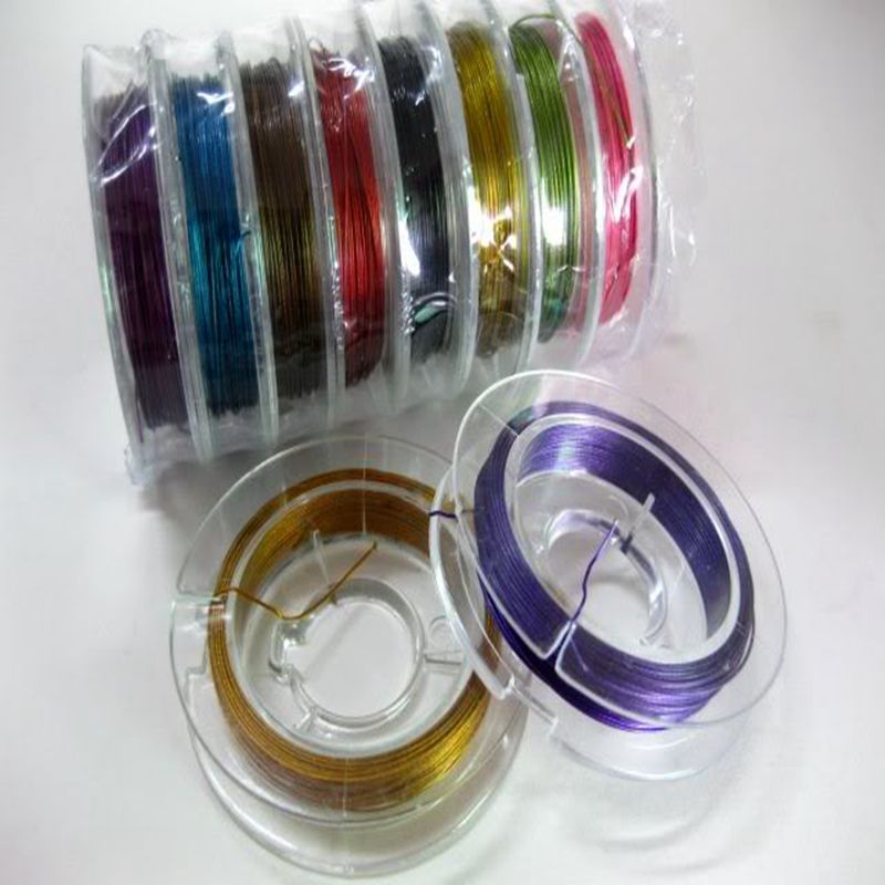 100M(10Roll) Mixed Colour Tiger Tail Beading Cord ... – Grandado