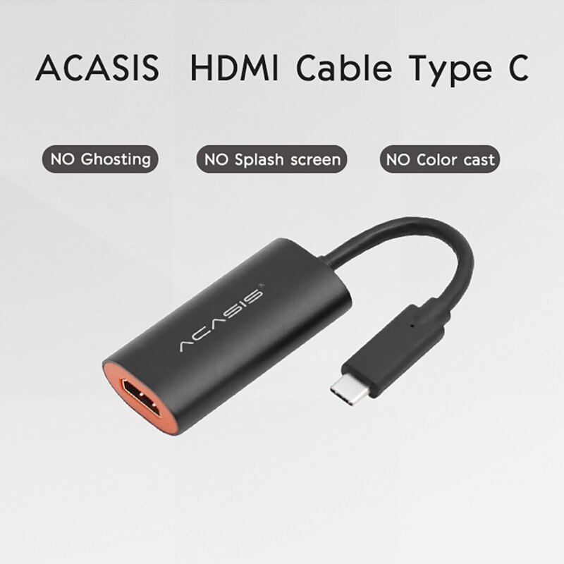 Acasis Type-C Naar Hdmi Adapter Kabel Ondersteunin... – Grandado