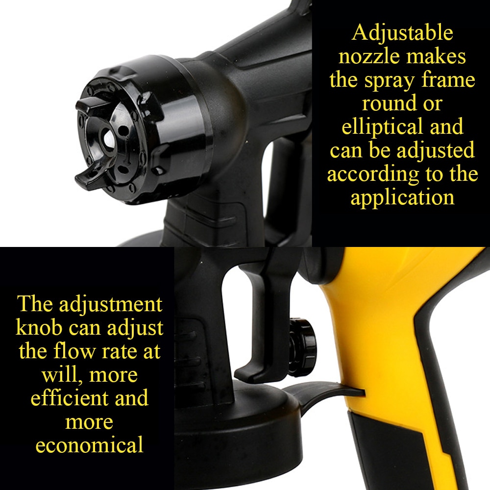 220V 400W Spray Gun High Power Home Electric Paint... – Grandado