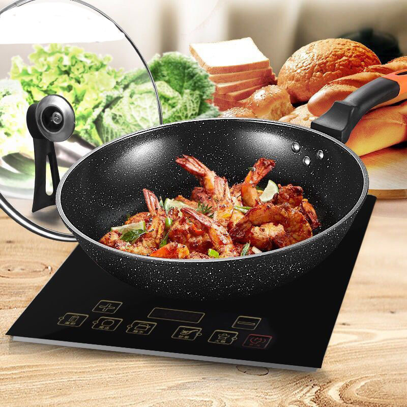 Non-stick Wok Without Oil Smoke Gas Stove Inductio... – Grandado