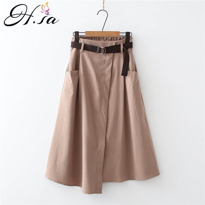 H.sa Preppy Style Girls Women Spring Summer Solid ... – Grandado