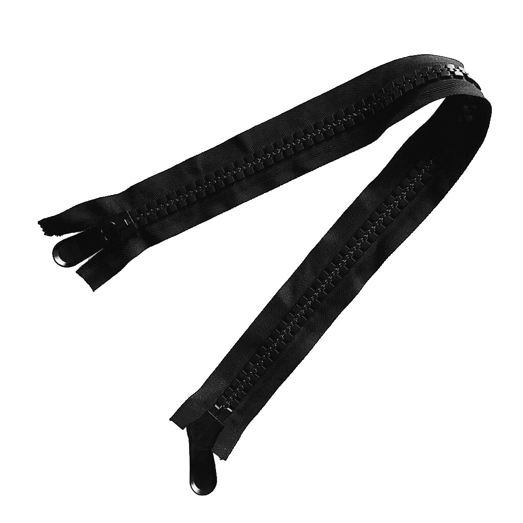 #20 Black Marine Zippers Separating Zipper Double ... – Grandado