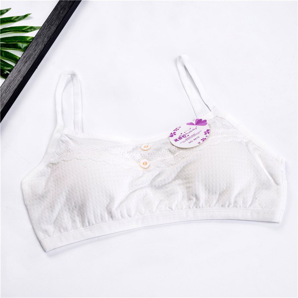 Lovely Girls Bra Lace Underwear Bra Vest Children ... – Grandado
