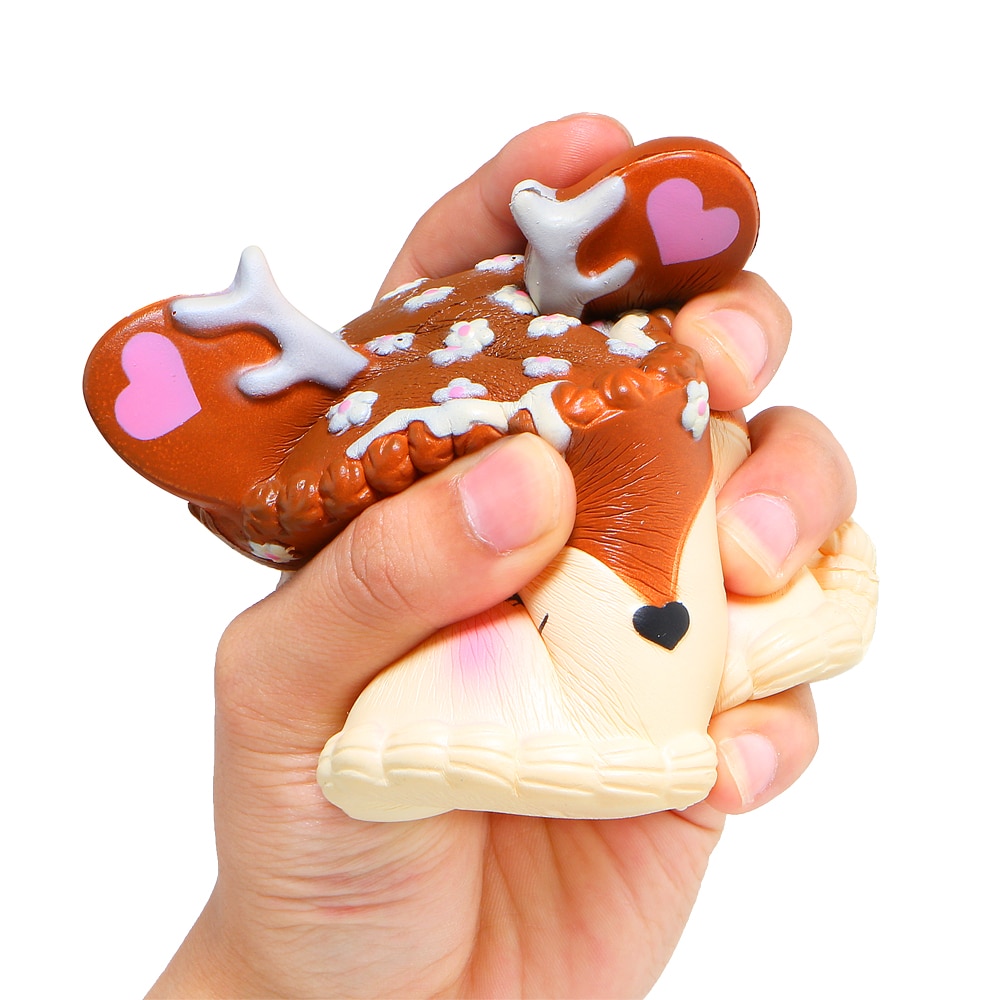 Kawaii Deer Cake Squishy Jumbo Slow Rising Squishi... – Grandado