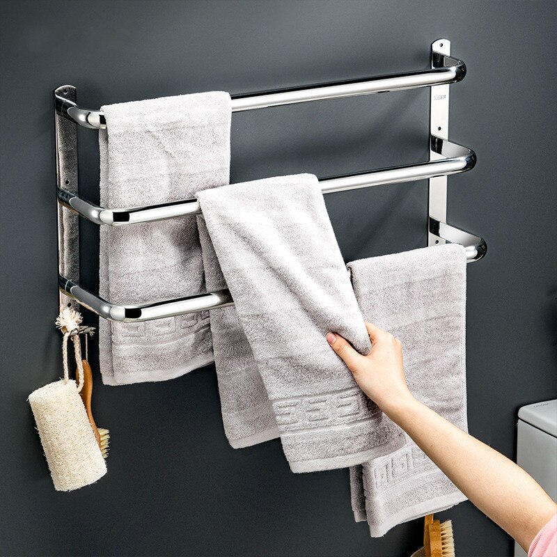 Bathroom Hardware Towel Rack Stainless Steel Towel... – Vicedeal