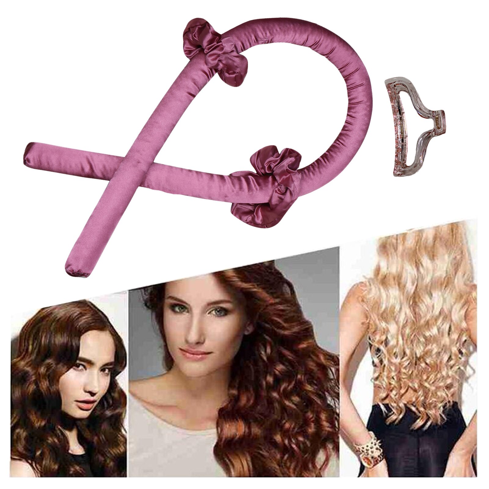 Heatless Curling Rod Headband No Heat Curls Hair R... – Grandado