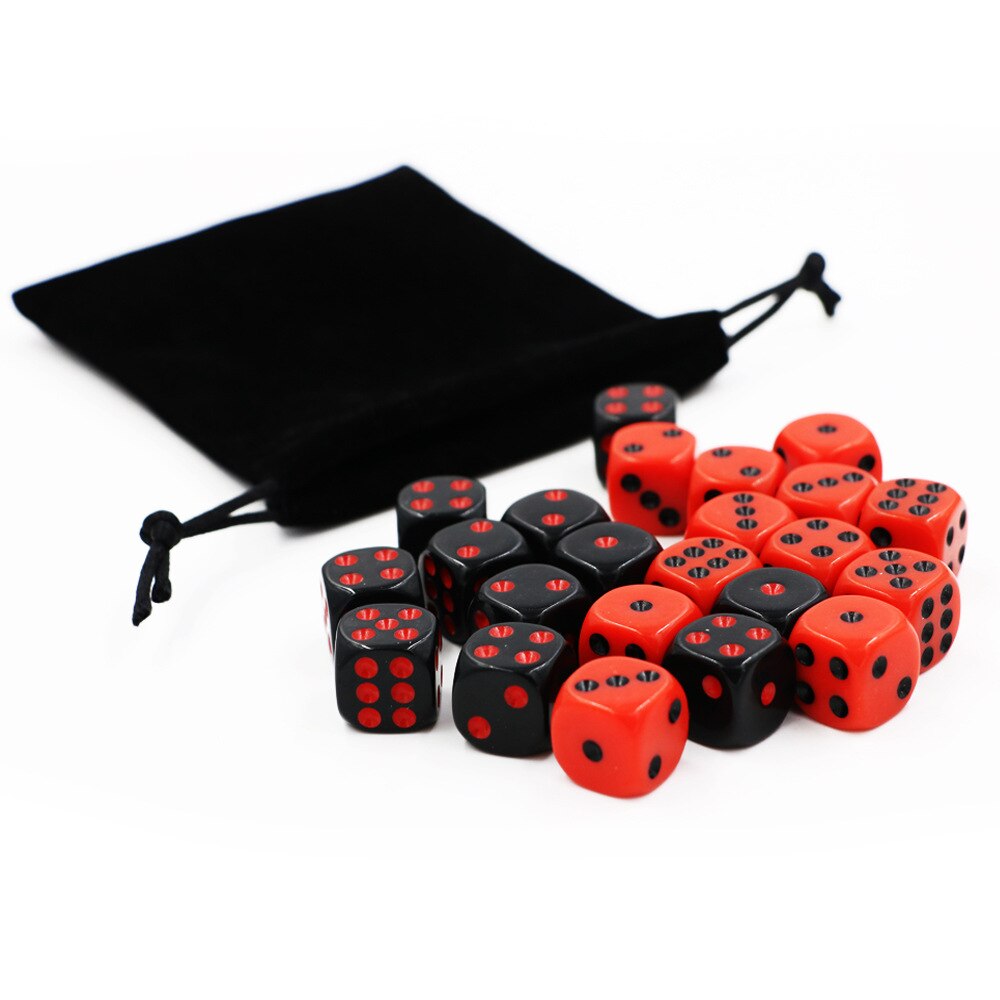 24 pc/bag Dice Classic Collection 16mm Counting Di... – Grandado