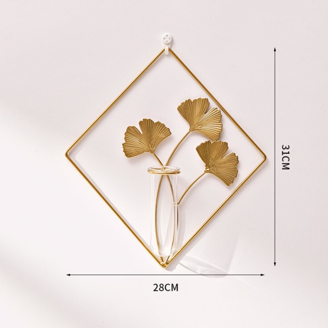 Muur Ginkgo Biloba Met Reageerbuis Wanddecoratie H... – Vicedeal