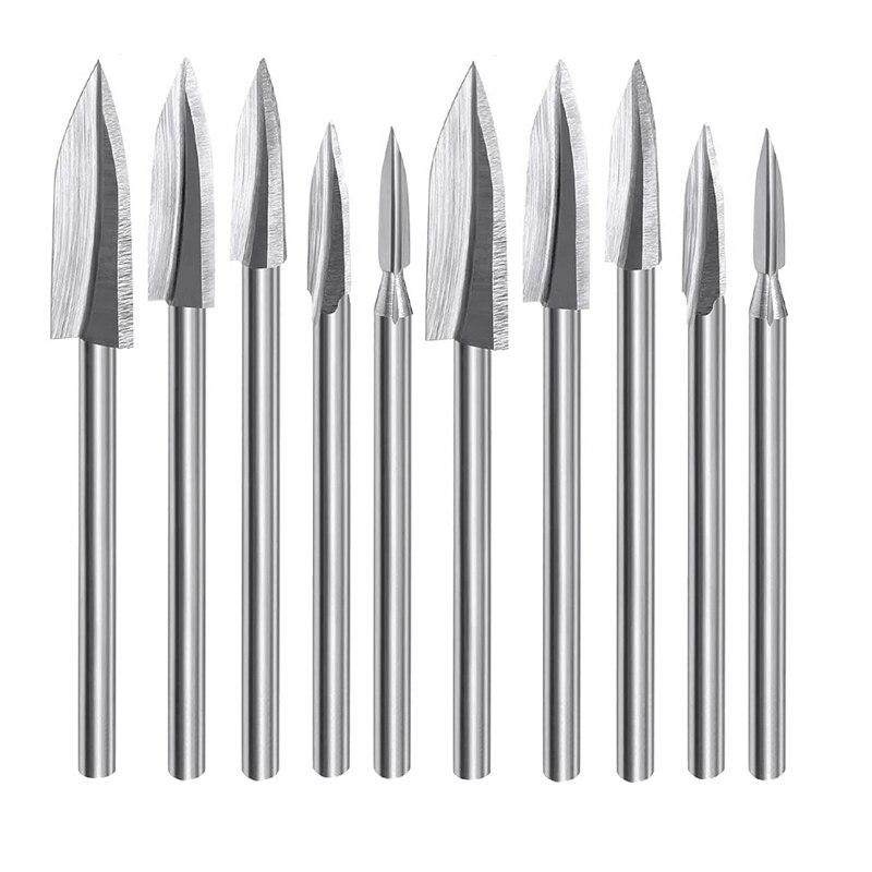 Wood Carving Tools,10 PCS Engraving Drill Bit Wood... – Vicedeal