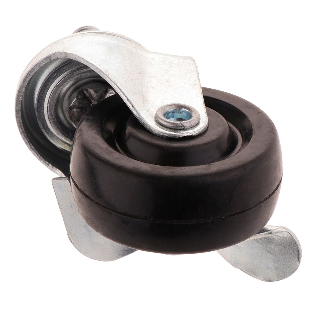 1.5 Inch Rubber Swivel Plate Caster Wheel M8, Equi... – Vicedeal