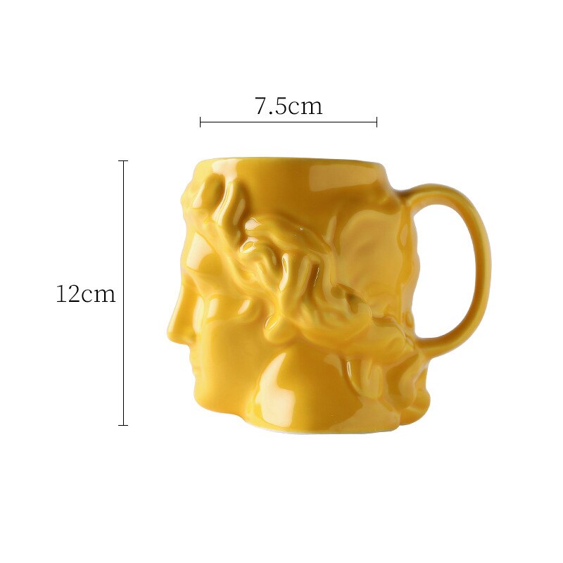 Ceramic Mug Milk Coffee Cup Ancient Greek Apollo D... – Vicedeal