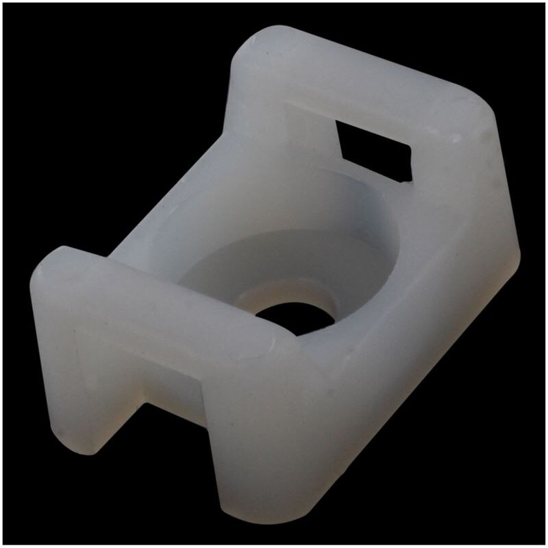 4.5mm Cable Tie Mount Wire Buddle Saddle Type Plas... – Vicedeal