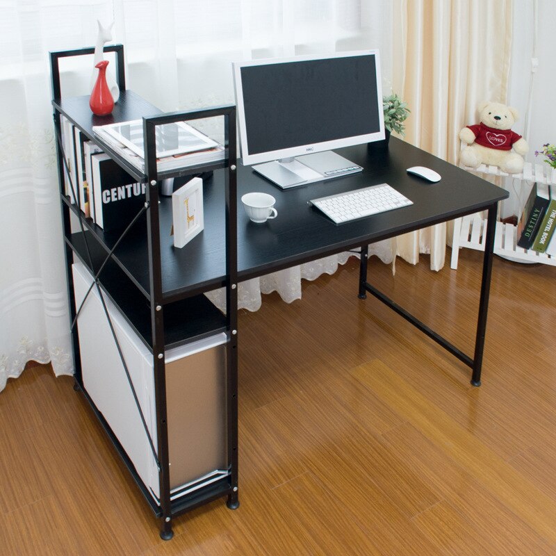 Simple carbon steel frame desktop computer desk ho... – Vicedeal