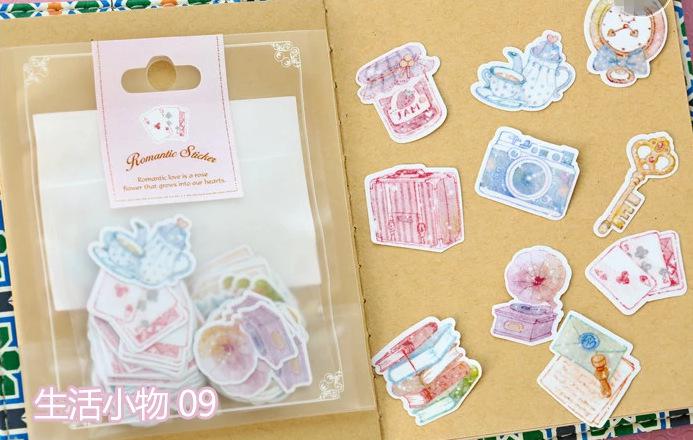 70 Stks/pak Kawaii Stickers Romantische Kleine Sti... – Grandado