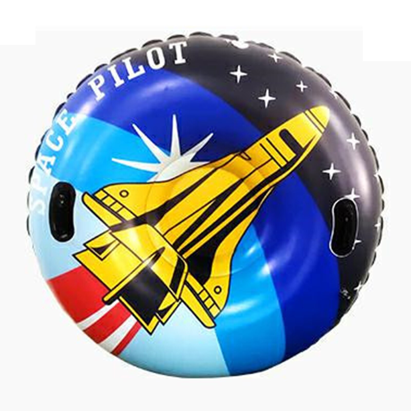 PVC Rocket inflatable snow sled tube slide adults ... – Grandado