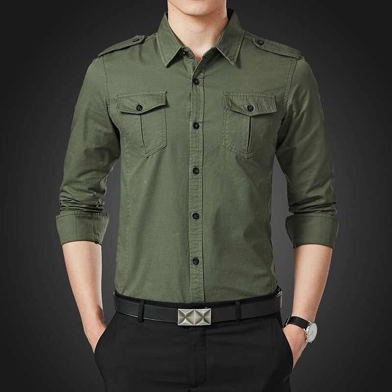 Lente Herfst Heren Lange Mouwen Single Breasted Re... – Vicedeal