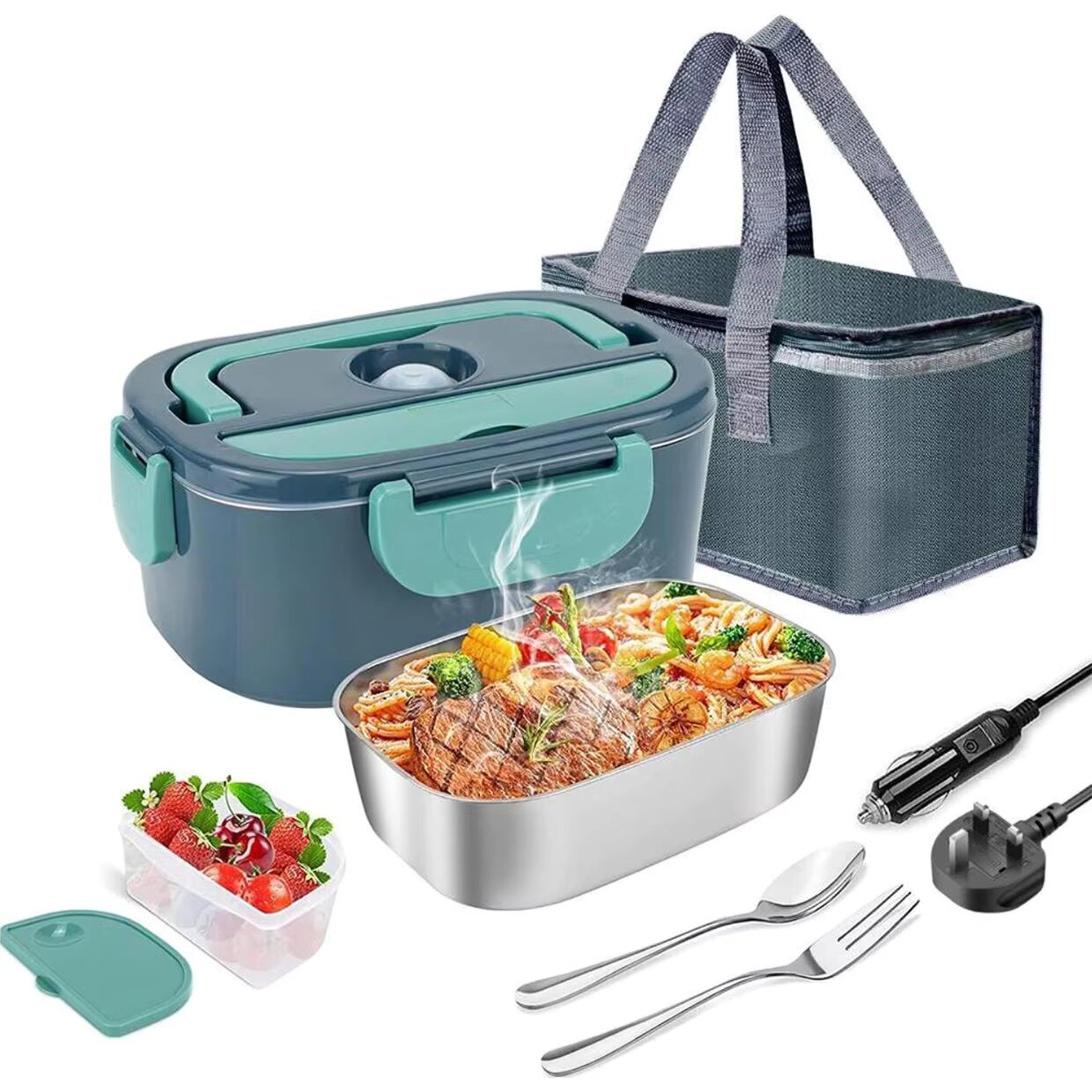Electric Heated Lunch Box Self-Heating Food Contai... – Grandado