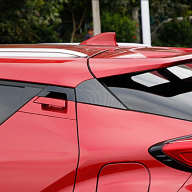 Car Carbon Fiber Color Rear Window Spoiler Triple-... – Grandado