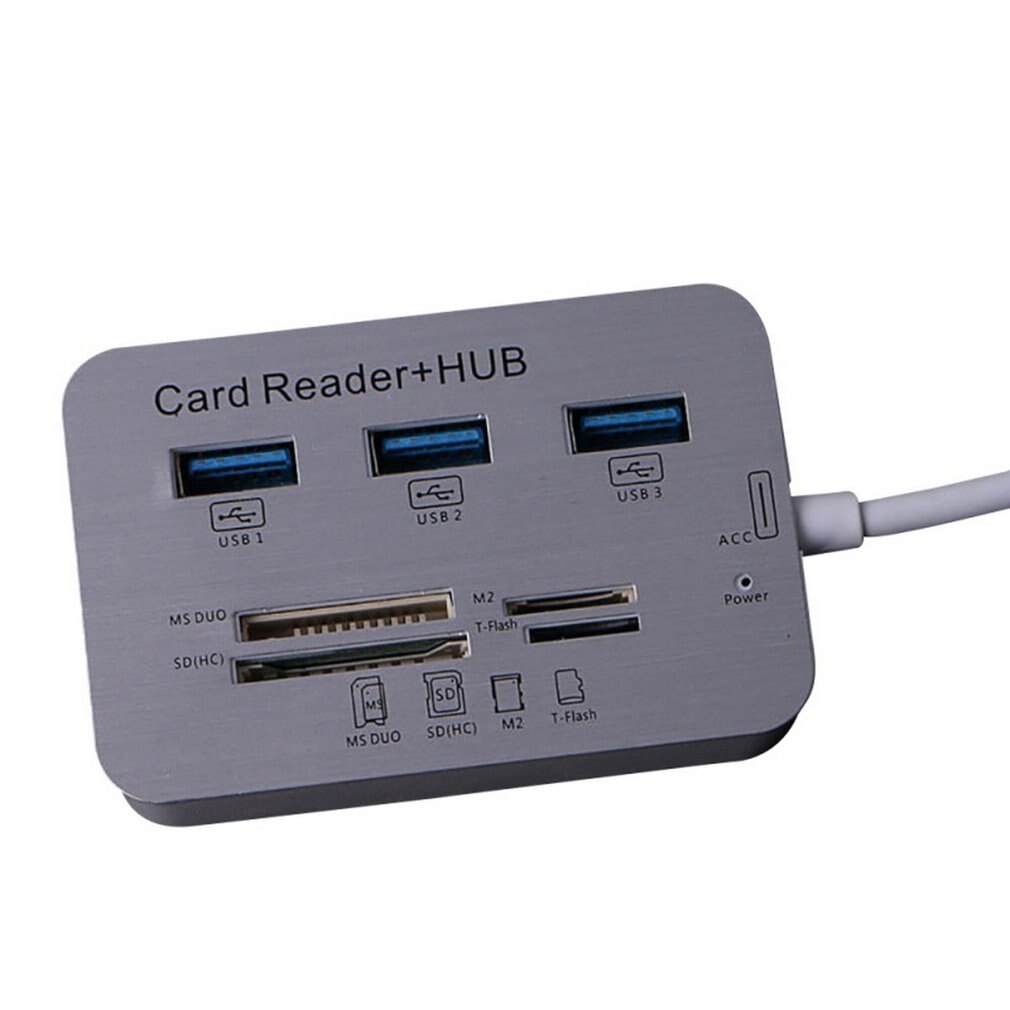 Compact Size Multifunctional 3 Ports Aluminum 3 Po... – Grandado