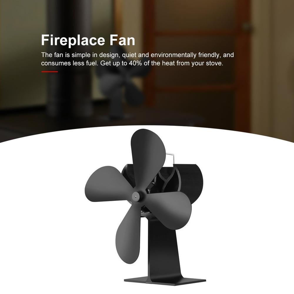 Thermal Power Fireplace Fan Heat Powered Wood Stov... – Grandado