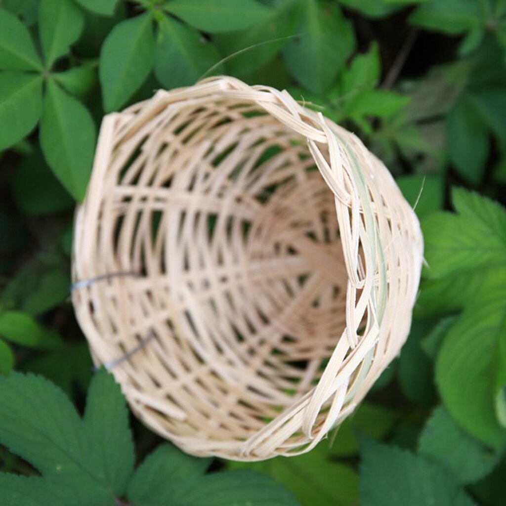 Country Style Bamboo Bird Nest, Handmade Bird Nest... – Grandado
