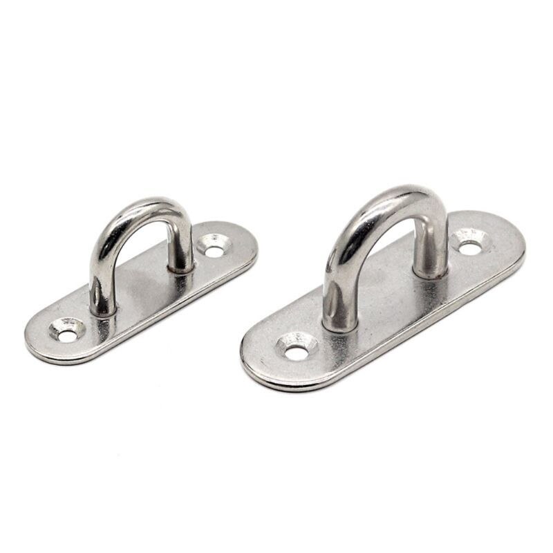 2pcs 304 Stainless Steel Oval Pad Eye Plate Marine... – Vicedeal
